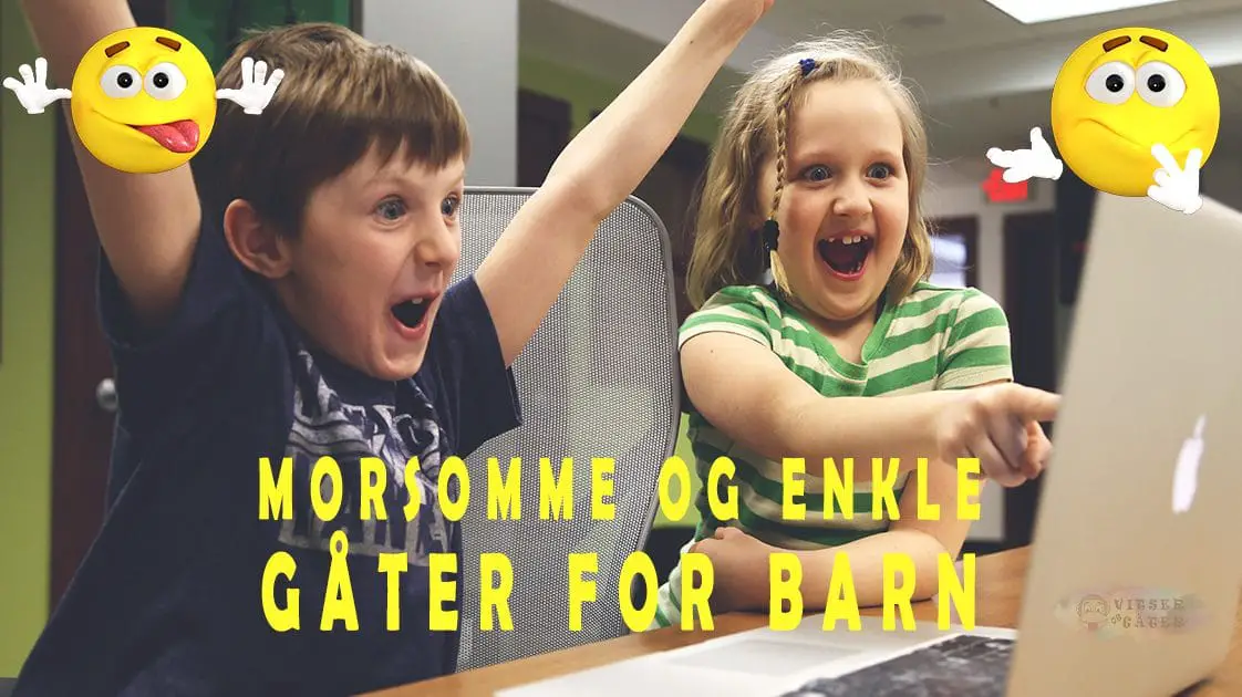 Morsomme enkle gåter for barn med svar | Vitser og Gåter