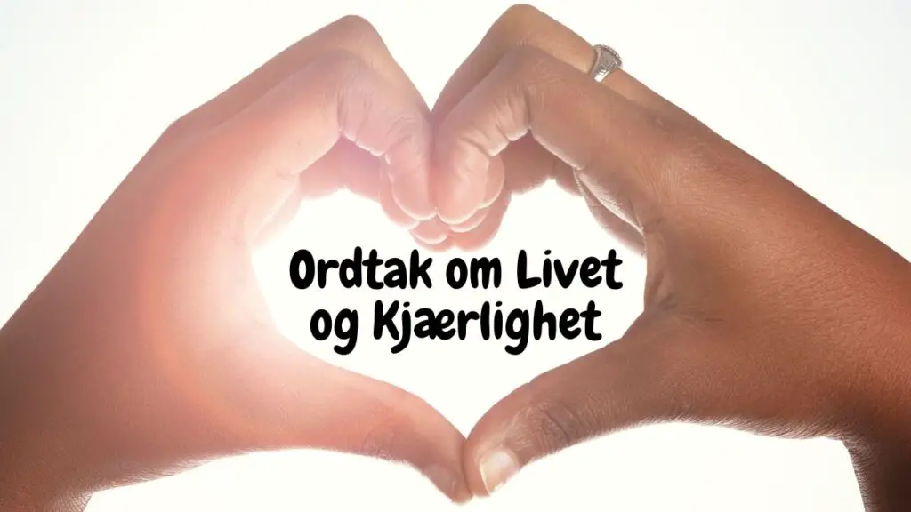 40 Fantastiske Ordtak om Livet og Kjærlighet | Vitser og Gåter